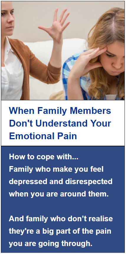 When family members fail to understand your mental struggles and ...