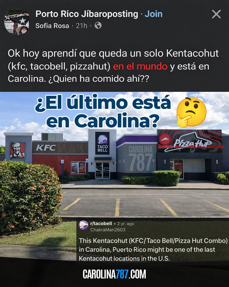 ¿El último “KenTacoHut” (Tricon) está en Carolina?