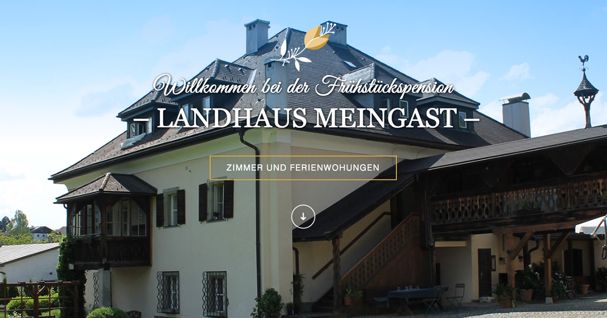 Landhaus Meingast | Frühstückspension | Mondsee