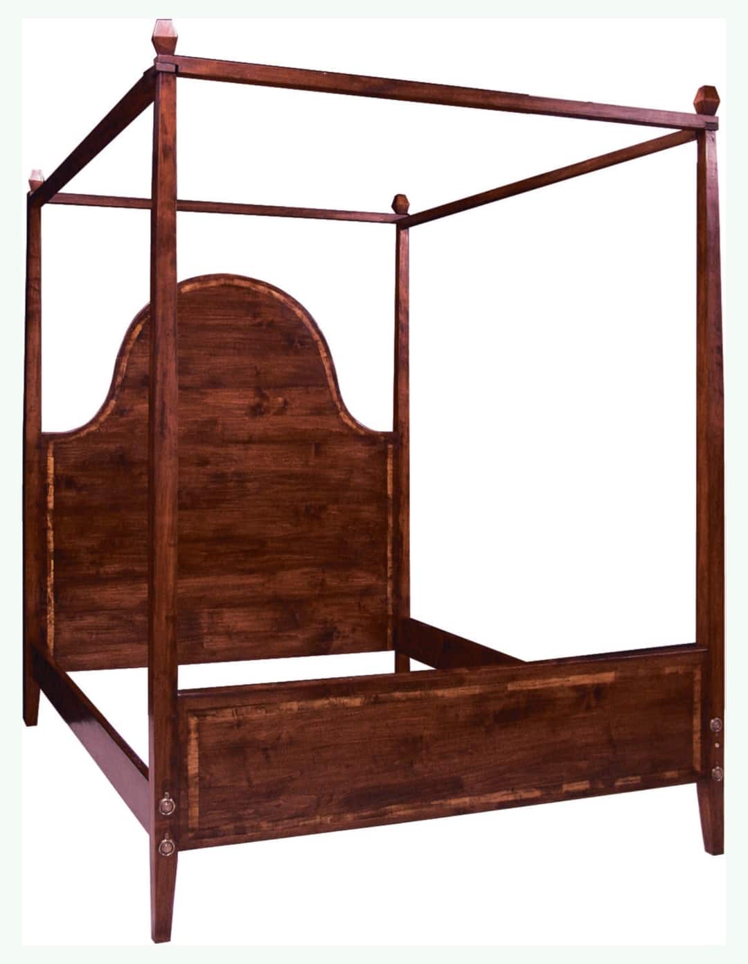 Pencil Post Bed With Low Footboard