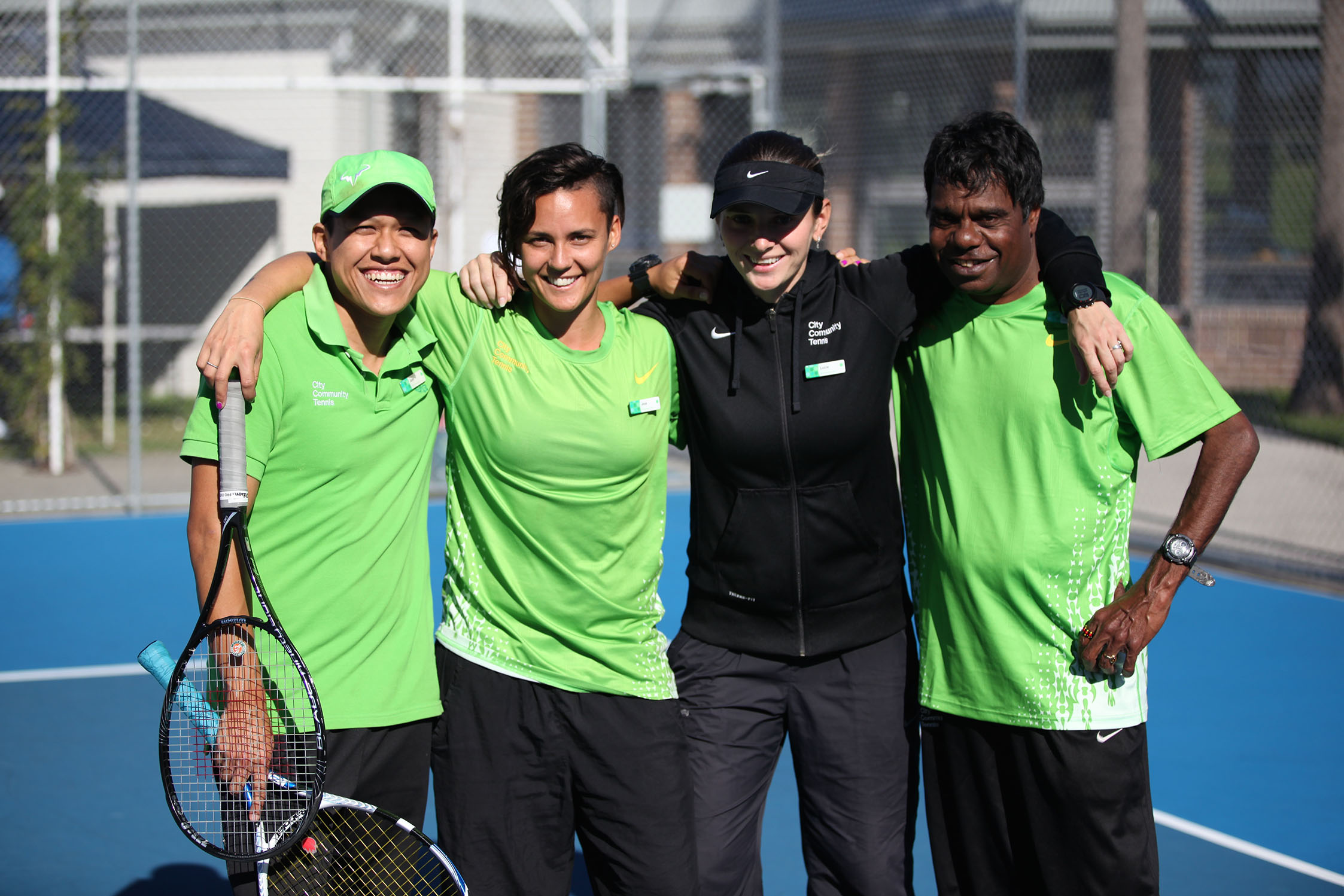 The tennis coaching team and staff | City Community Tennis