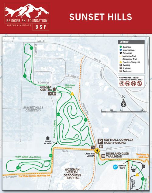 Bozeman Community Nordic Trails Maps
