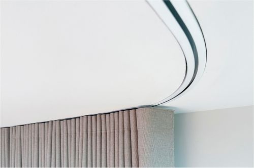 Flush-Mounted Curved Curtain Tracks – Manual and Electric – TrackTrim ...