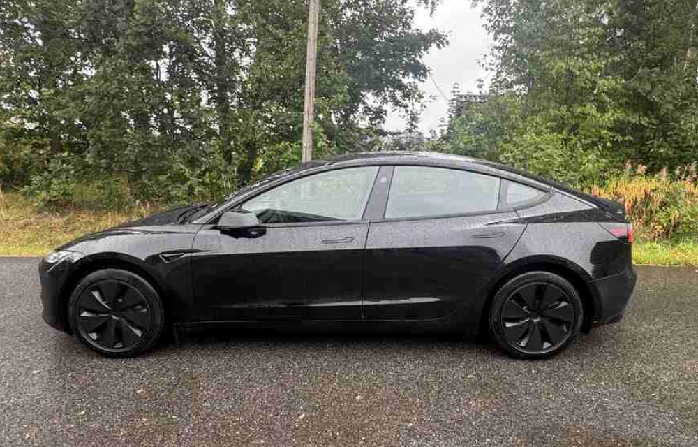 Releasing Tesla Model 3 Standard Range RWD, sort m tilhengerfeste