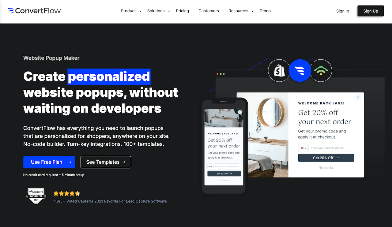 Free Popup Maker – Create Website Popups Now | ConvertFlow