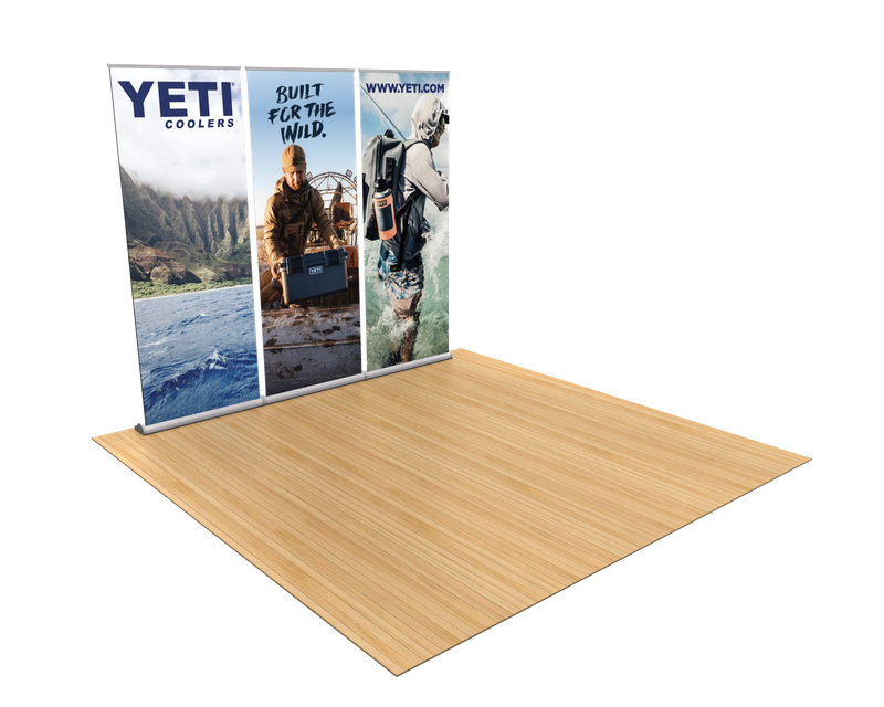 Orient Retractable Banner Stand 10ft Trade Show Display Wall | Trade ...