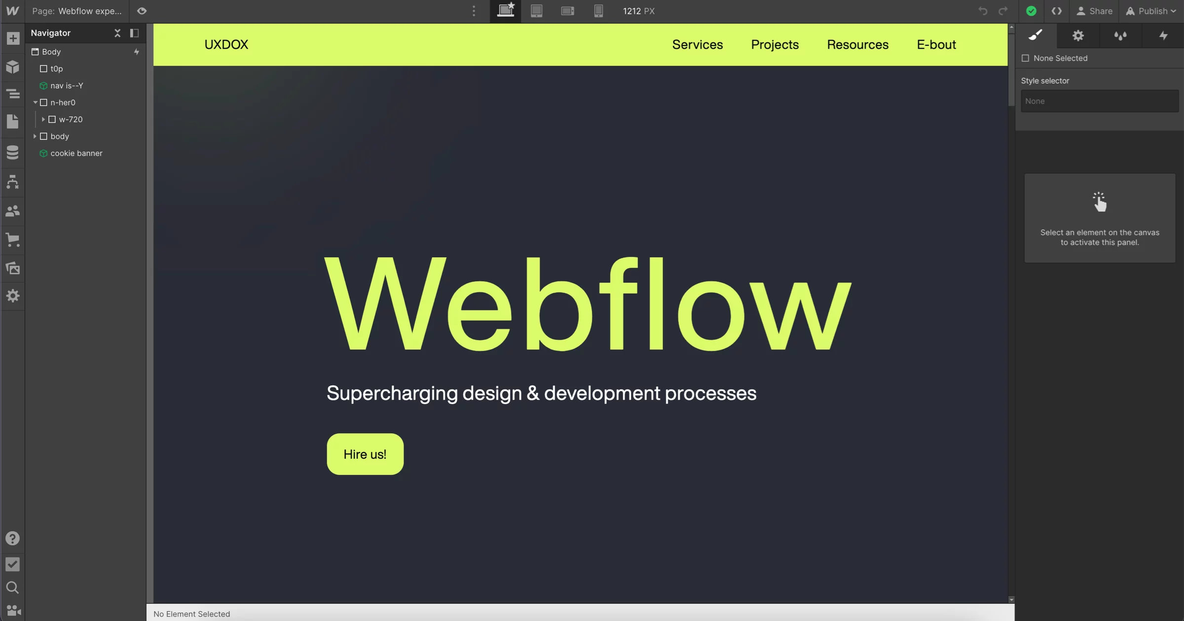 Webflow Design & Development Experts | UXDOX Services