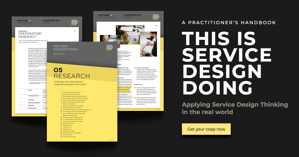 Method Library — This is Service Design Doing
