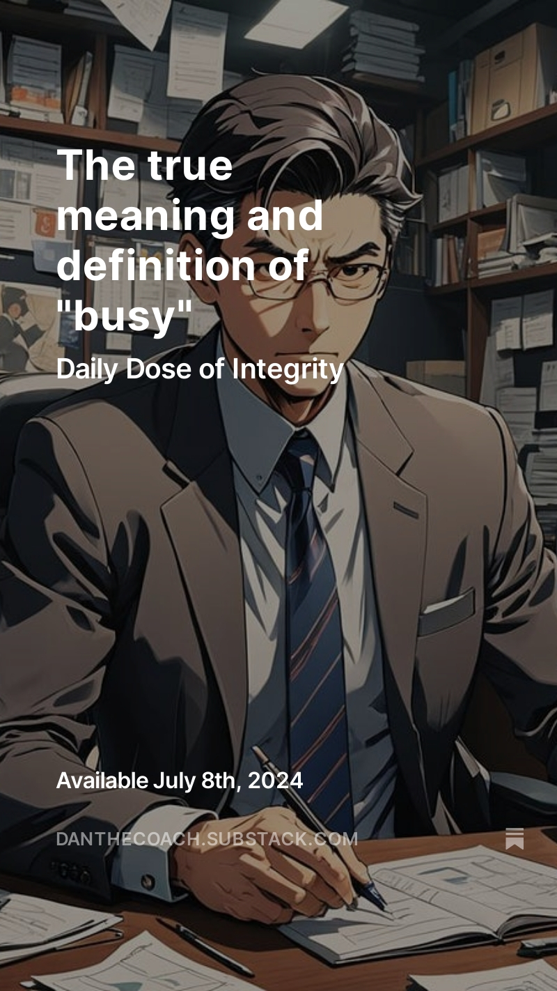 The true meaning and definition of "busy" - BROJO Article