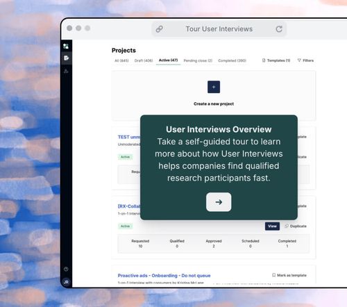 | User Interviews Support