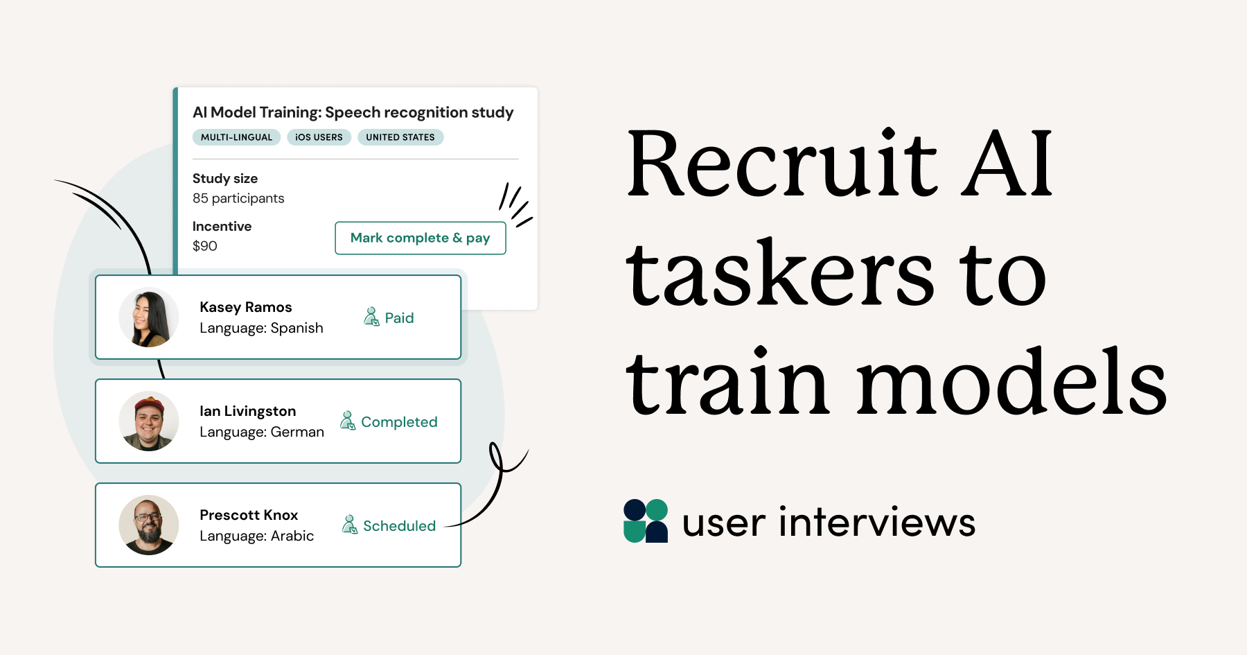Recruiting for Training AI Models | User Interviews