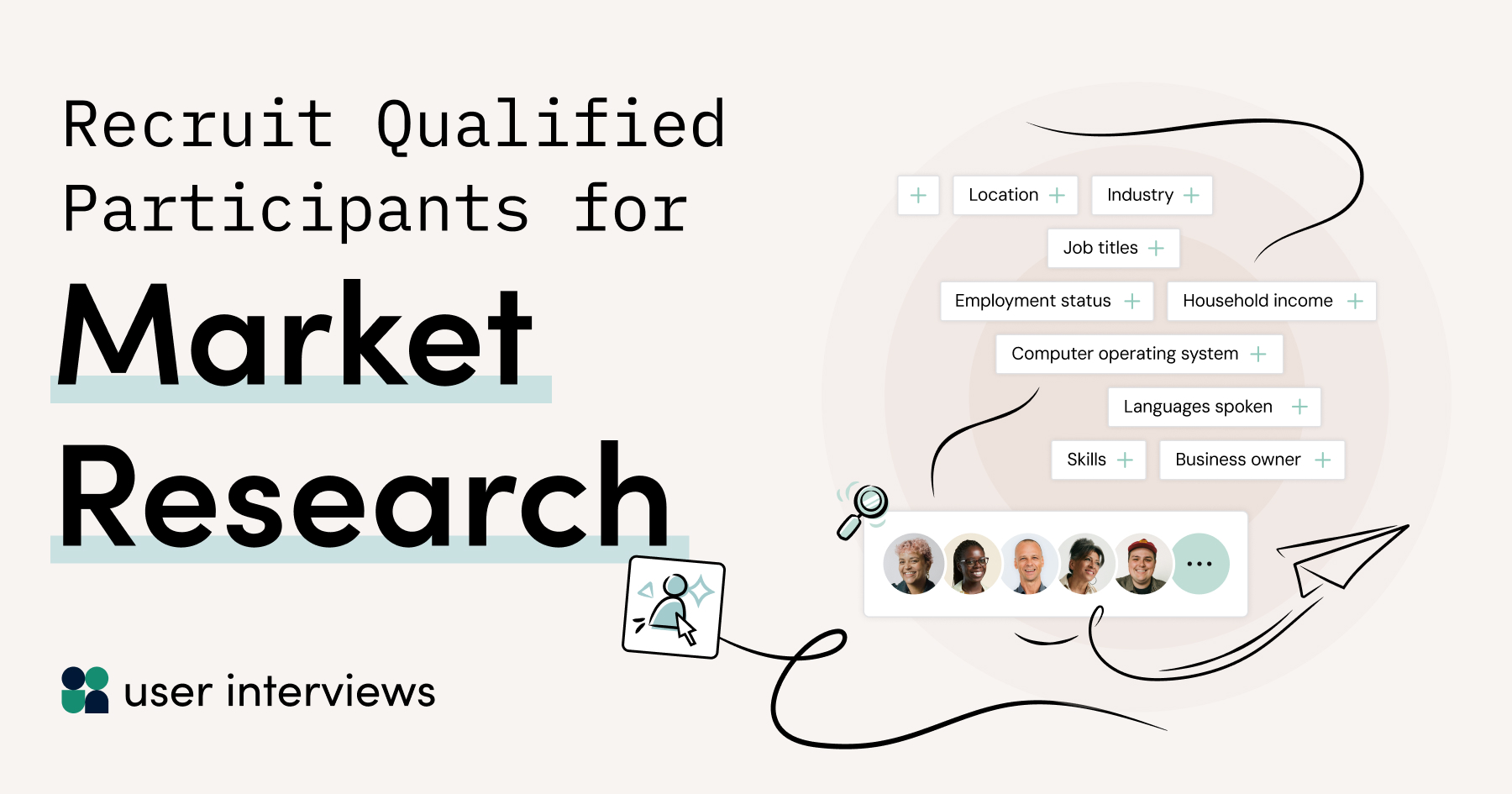 Market Research Recruitment with User Interviews