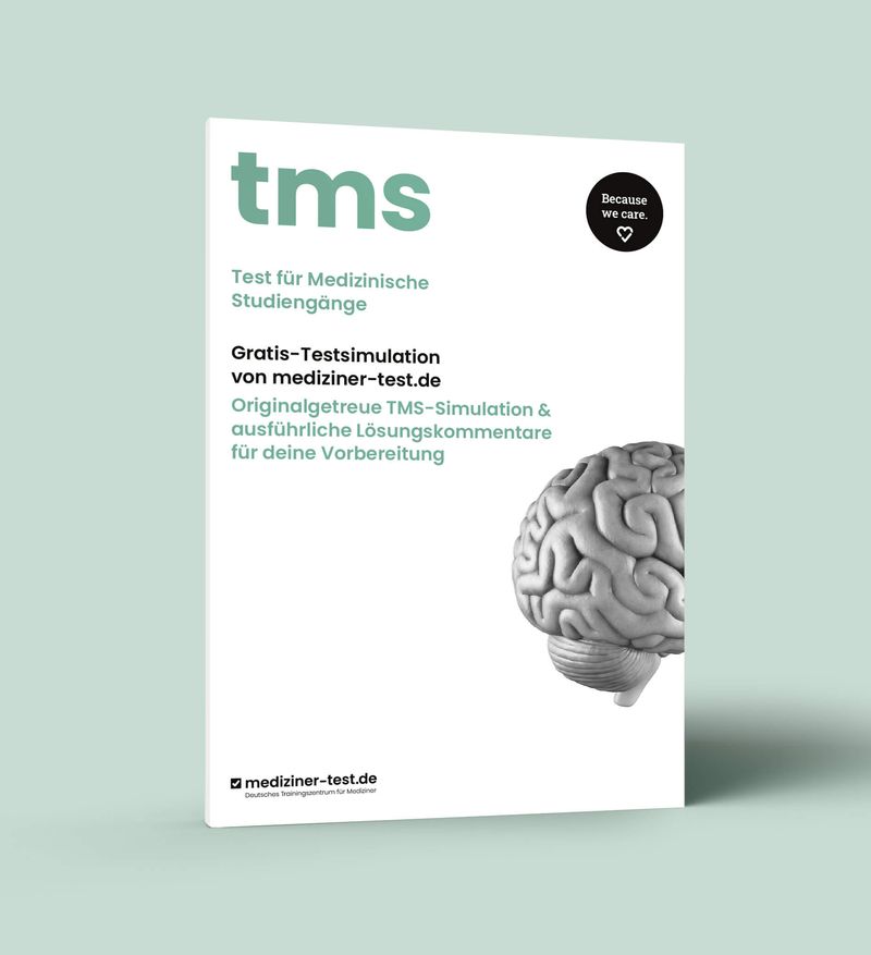 Gratis für deine TMS-Vorbereitung | Because we care | mediziner-test.de
