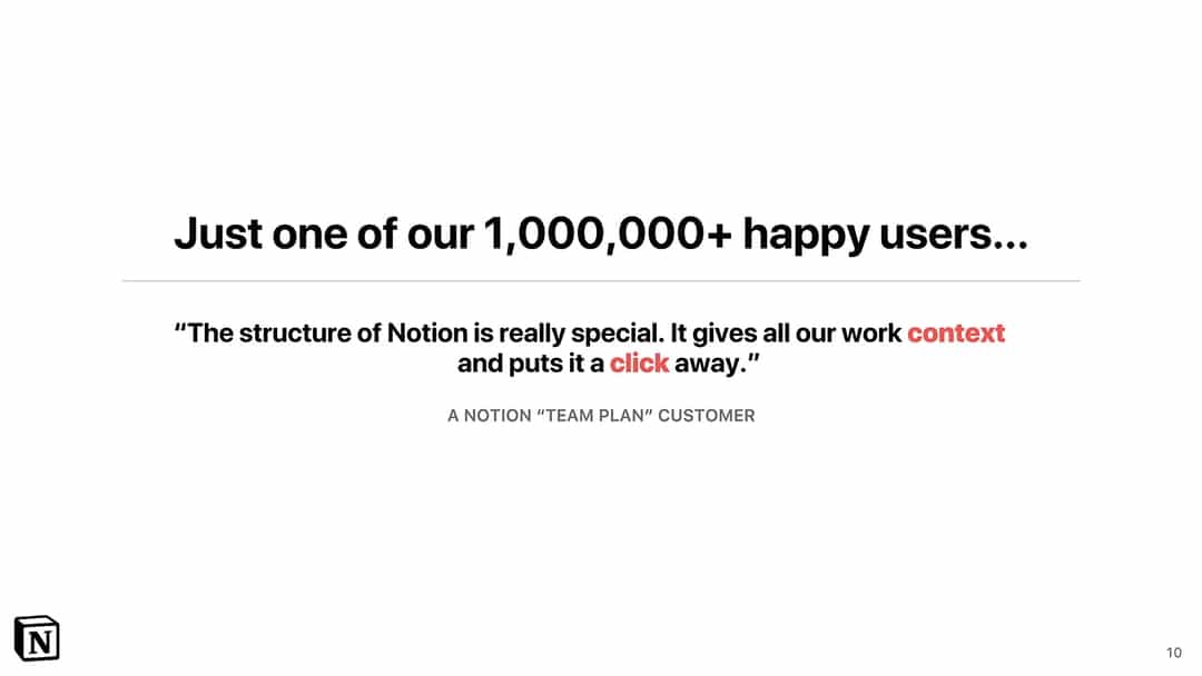 Notion Pitch deck template l Beautiful.ai