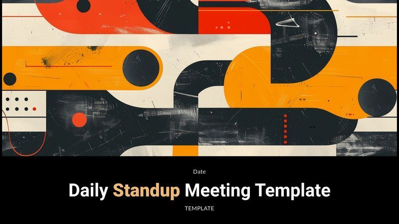 Daily Standup Meeting Presentation Template