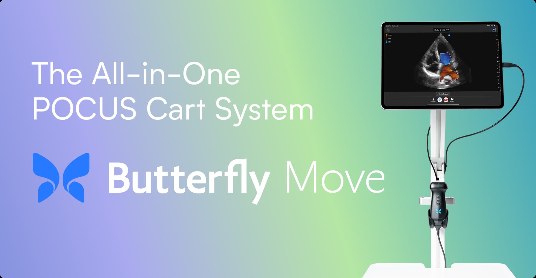 Butterfly Move | The All-in-One POCUS Cart System