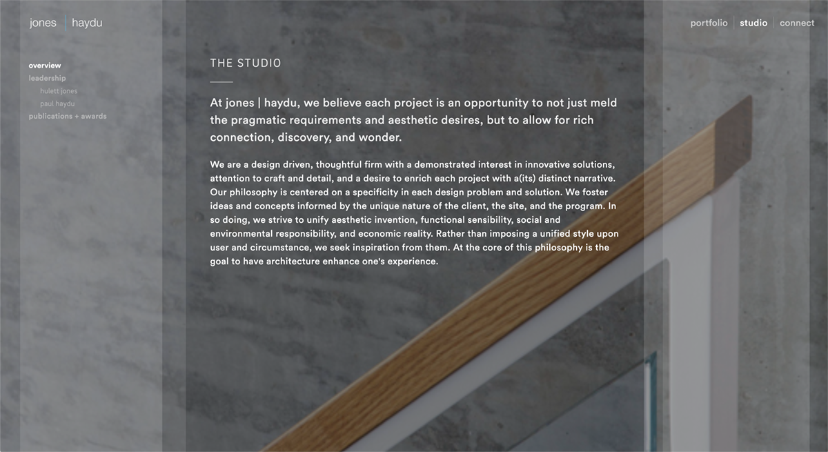 Jones | Haydu — Studio