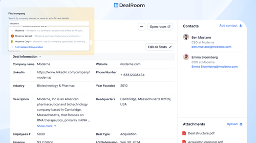 Platform Tour | DealRoom M&A Platform