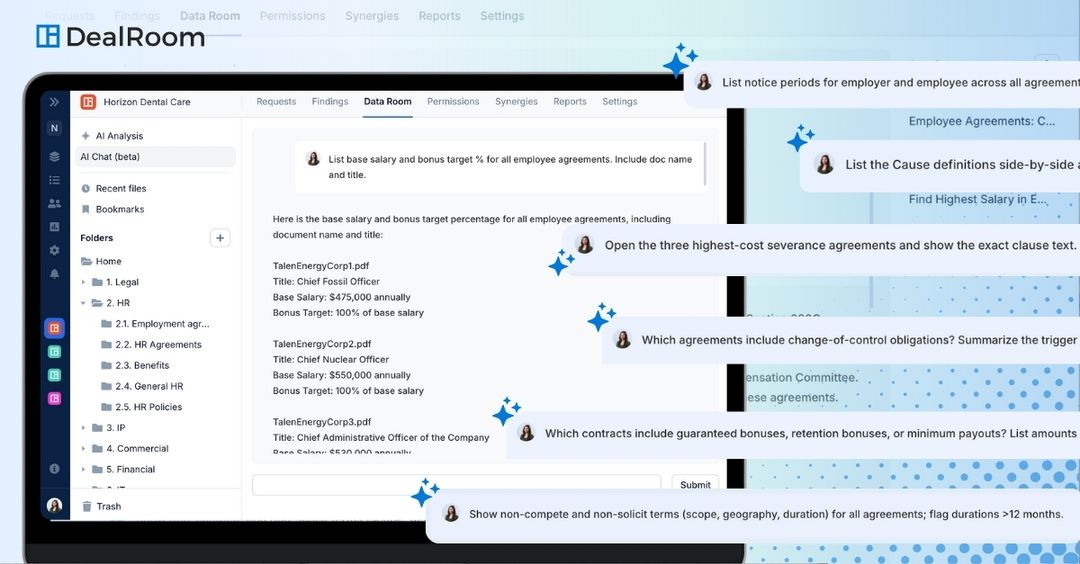 Platform Tour | DealRoom M&A Platform