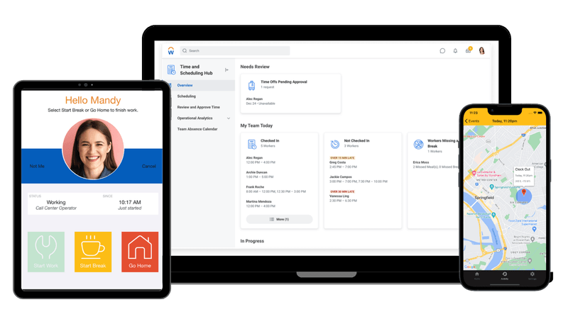 Workday Time Clock & Time Tracking Software