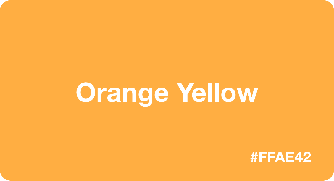 Orange Yellow (#ffae42): Color Codes & Palettes