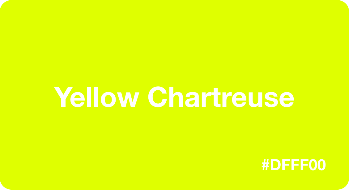 Yellow Chartreuse (#dfff00): Color Codes & Palettes