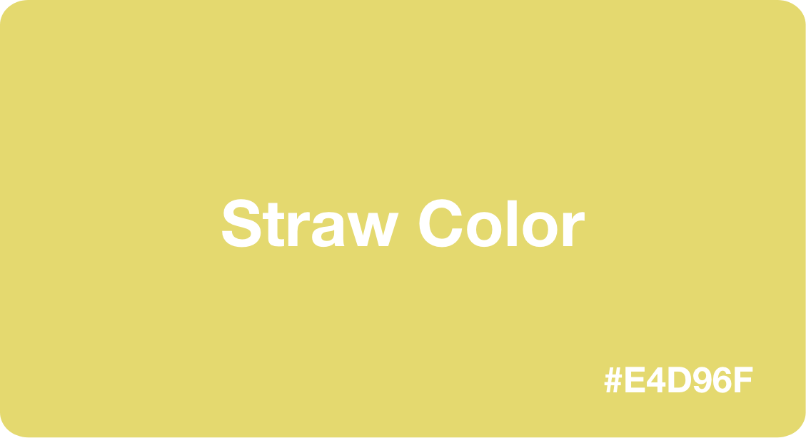 Straw Color (#e4d96f): Color Codes & Palettes