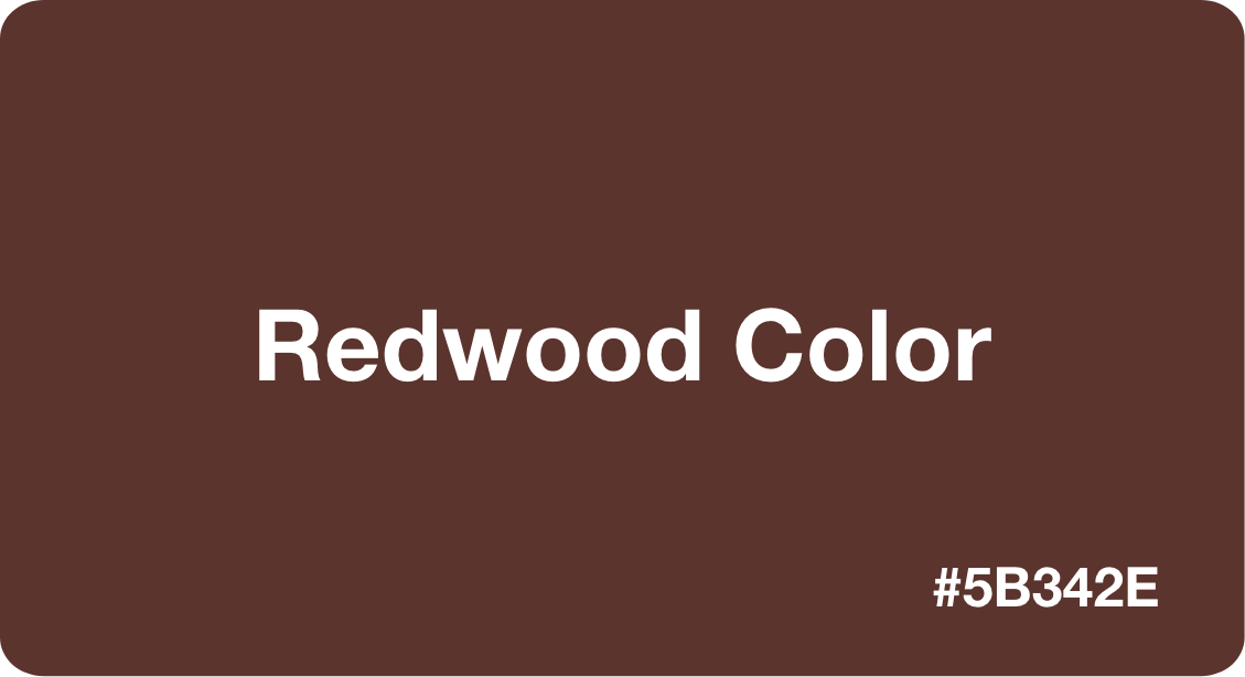 Redwood Color (#5b342e): Color Codes & Palettes