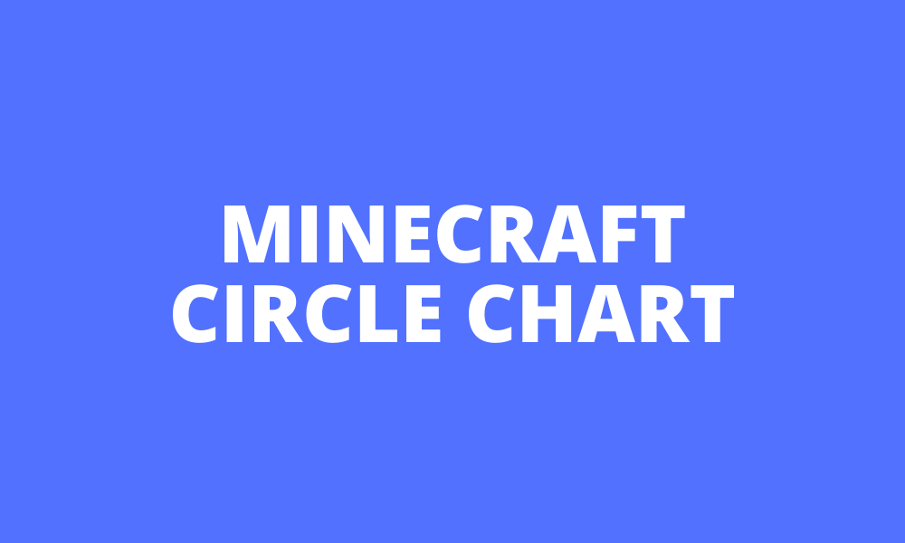 Minecraft Circle Chart: Build Rounds Easily - Eggradients.com