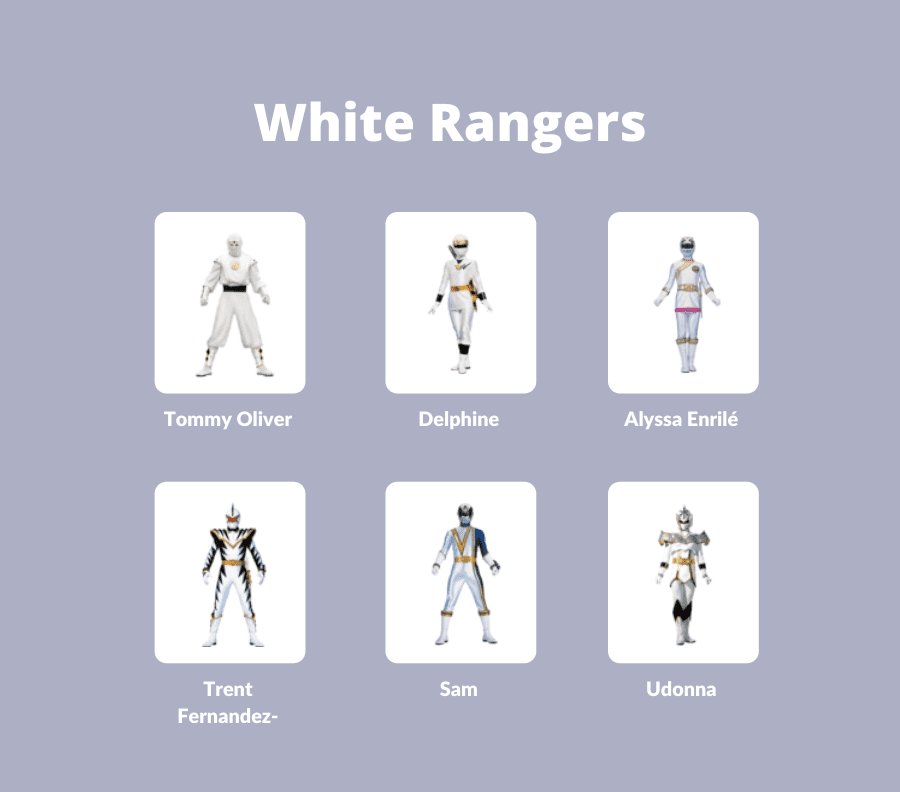 12 Power Rangers Colors Explained - Eggradients.com