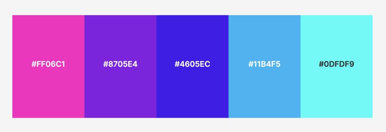 Vaporwave Color Palette with HEX Codes - Eggradients.com