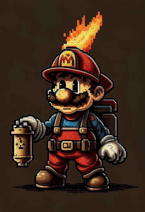 +60 Super Mario Pixel Art: High-Resolution Free Images - Eggradients.com