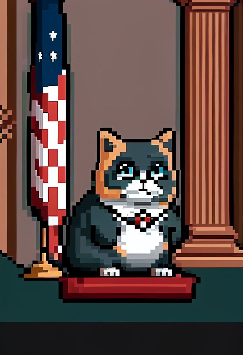 +30 Cat Pixel Art: High-Resolution Free Images - Eggradients.com