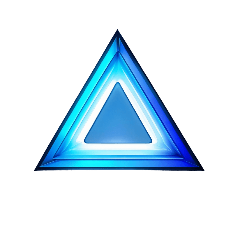 +50 Blue Triangle Logo For Free: Geometric Modern Brandings ...