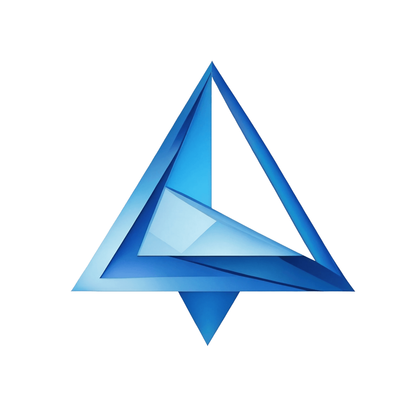 +50 Blue Triangle Logo For Free: Geometric Modern Brandings ...