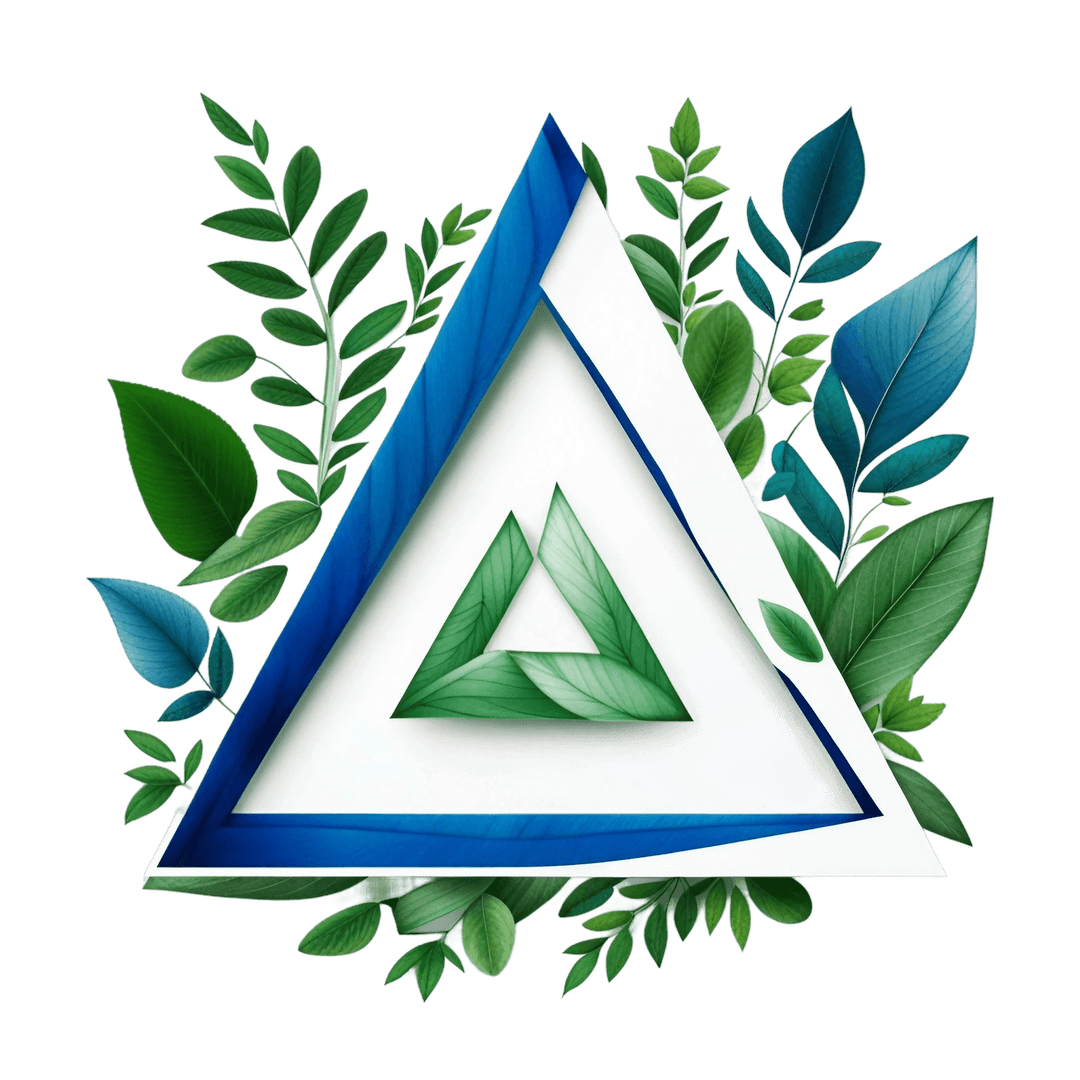 +50 Blue Triangle Logo For Free: Geometric Modern Brandings ...