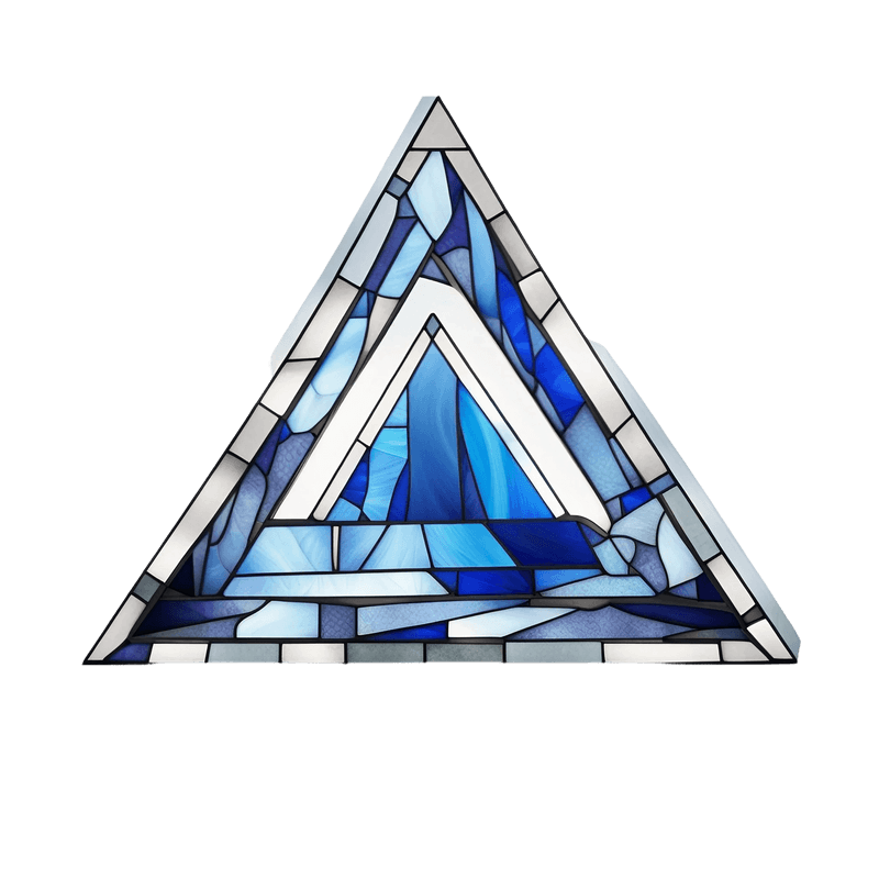 +50 Blue Triangle Logo For Free: Geometric Modern Brandings ...