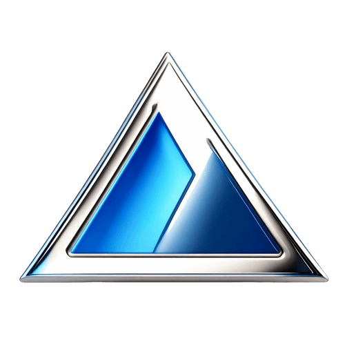 +50 Blue Triangle Logo For Free: Geometric Modern Brandings ...