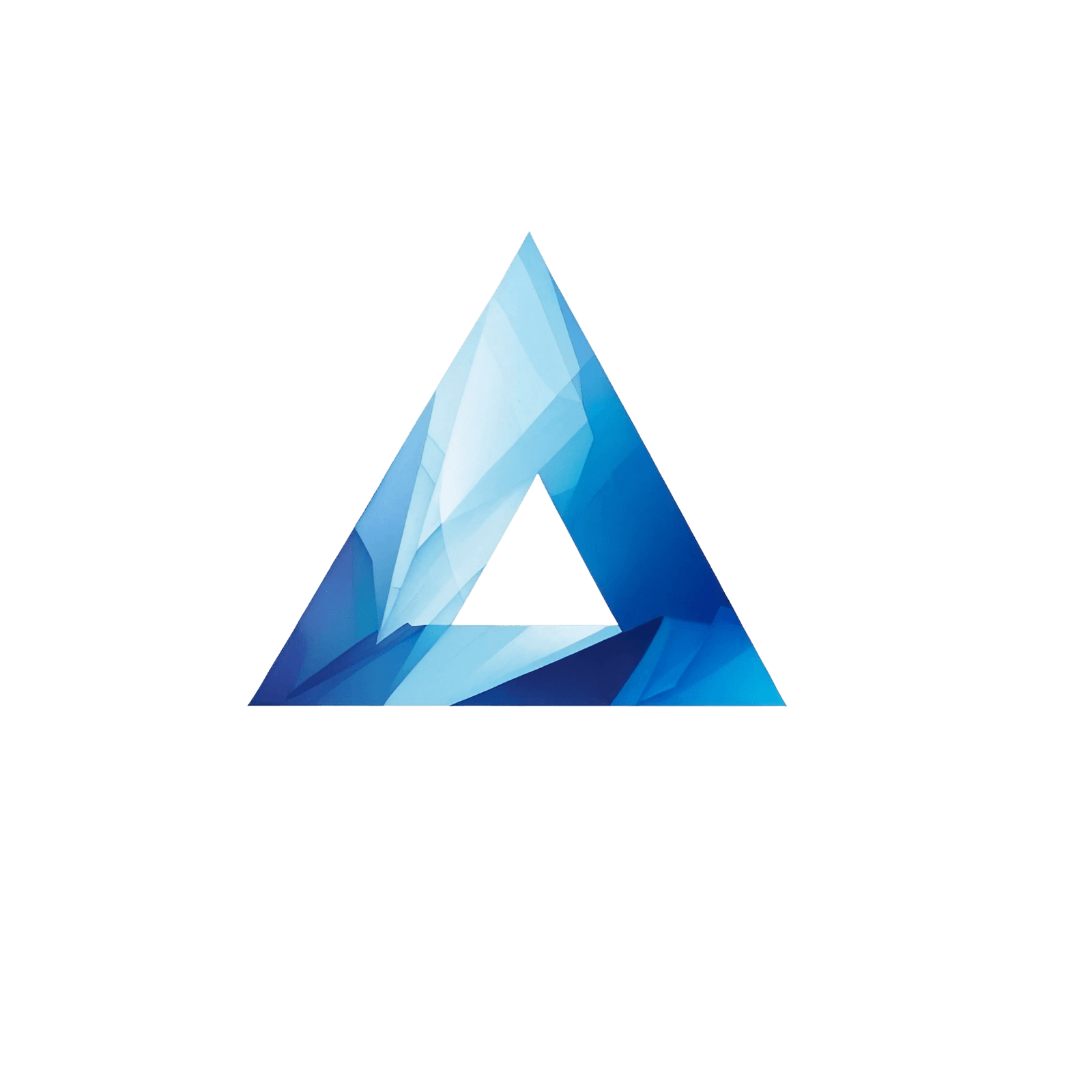 +50 Blue Triangle Logo For Free: Geometric Modern Brandings ...