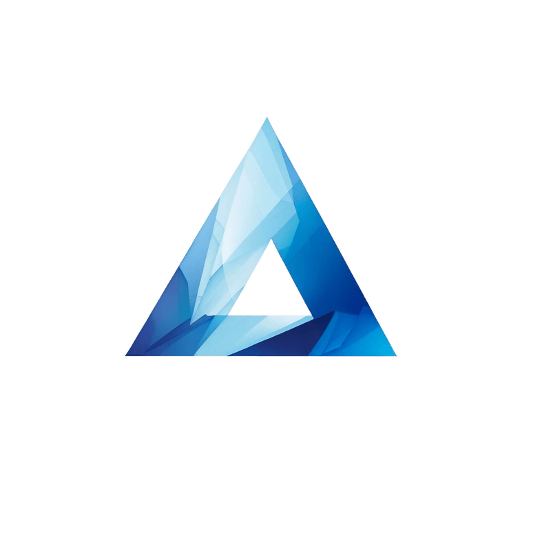 +50 Blue Triangle Logo For Free: Geometric Modern Brandings ...
