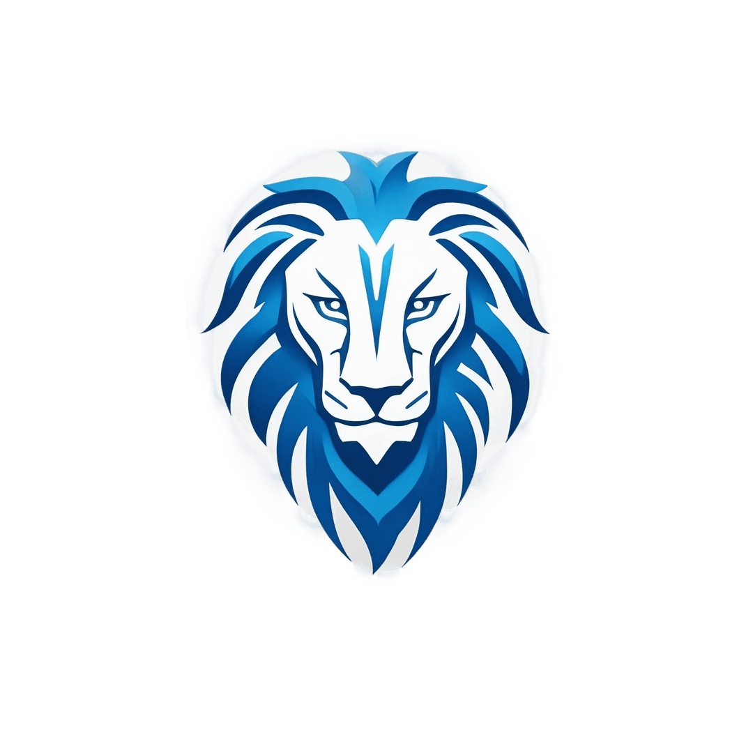 +50 Blue Lion Logo: Free to Use and Transparent Background ...