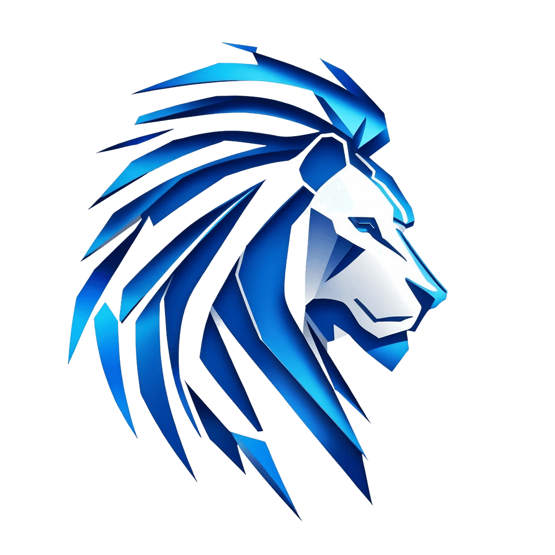 +50 Blue Lion Logo: Free to Use and Transparent Background ...