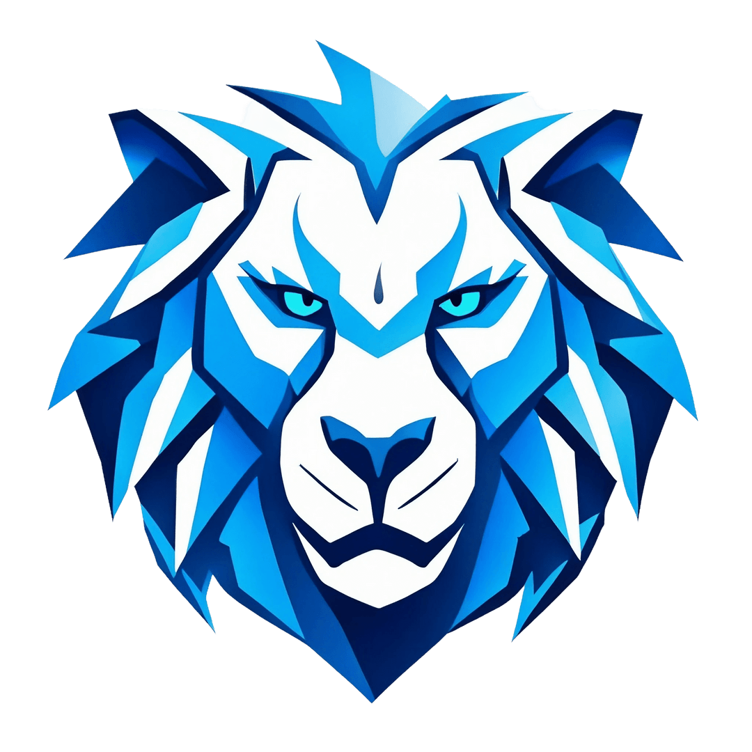 +50 Blue Lion Logo: Free to Use and Transparent Background ...
