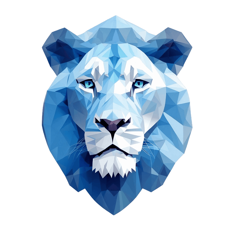 +50 Blue Lion Logo: Free to Use and Transparent Background ...