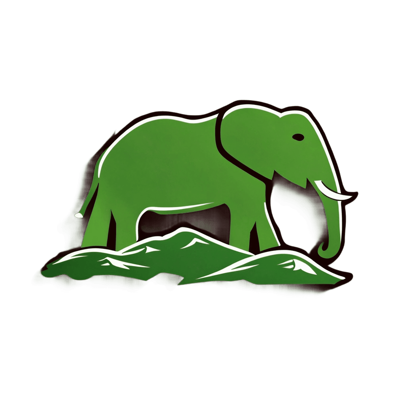 +60 Green Elephant Logos: Unique, High-Quality & Free - Eggradients.com