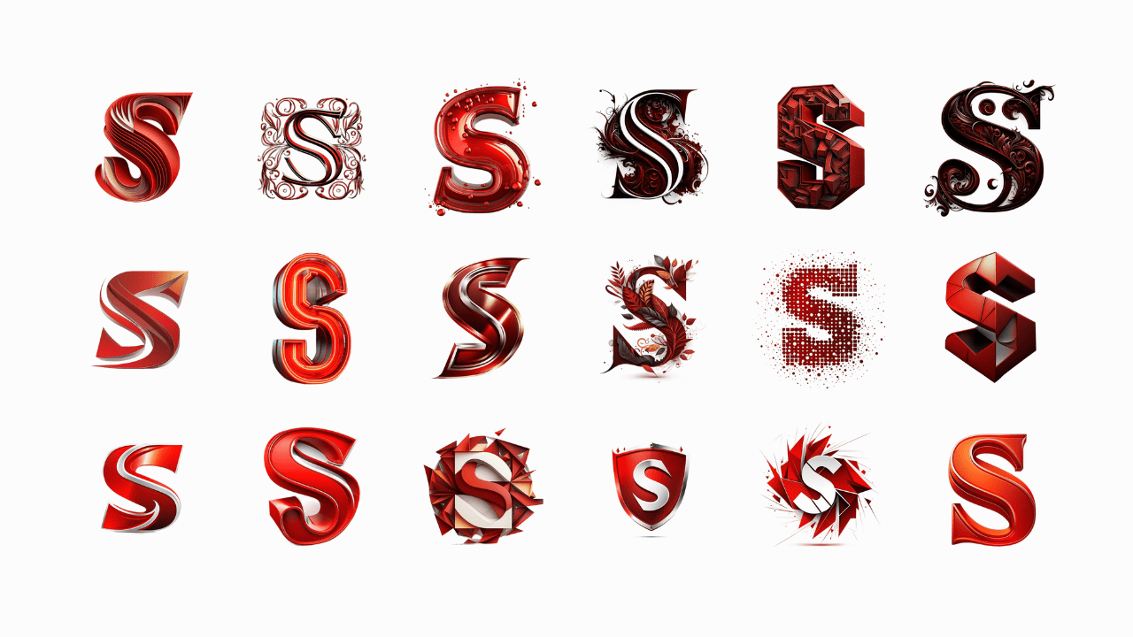 +30 Free Red S Letter Logos with High-Resolution - Eggradients.com