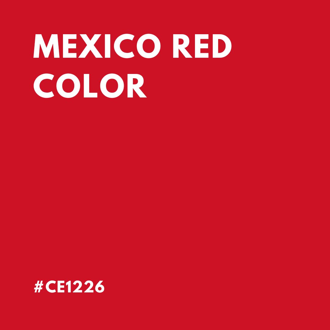 Mexico Red Color with HEX