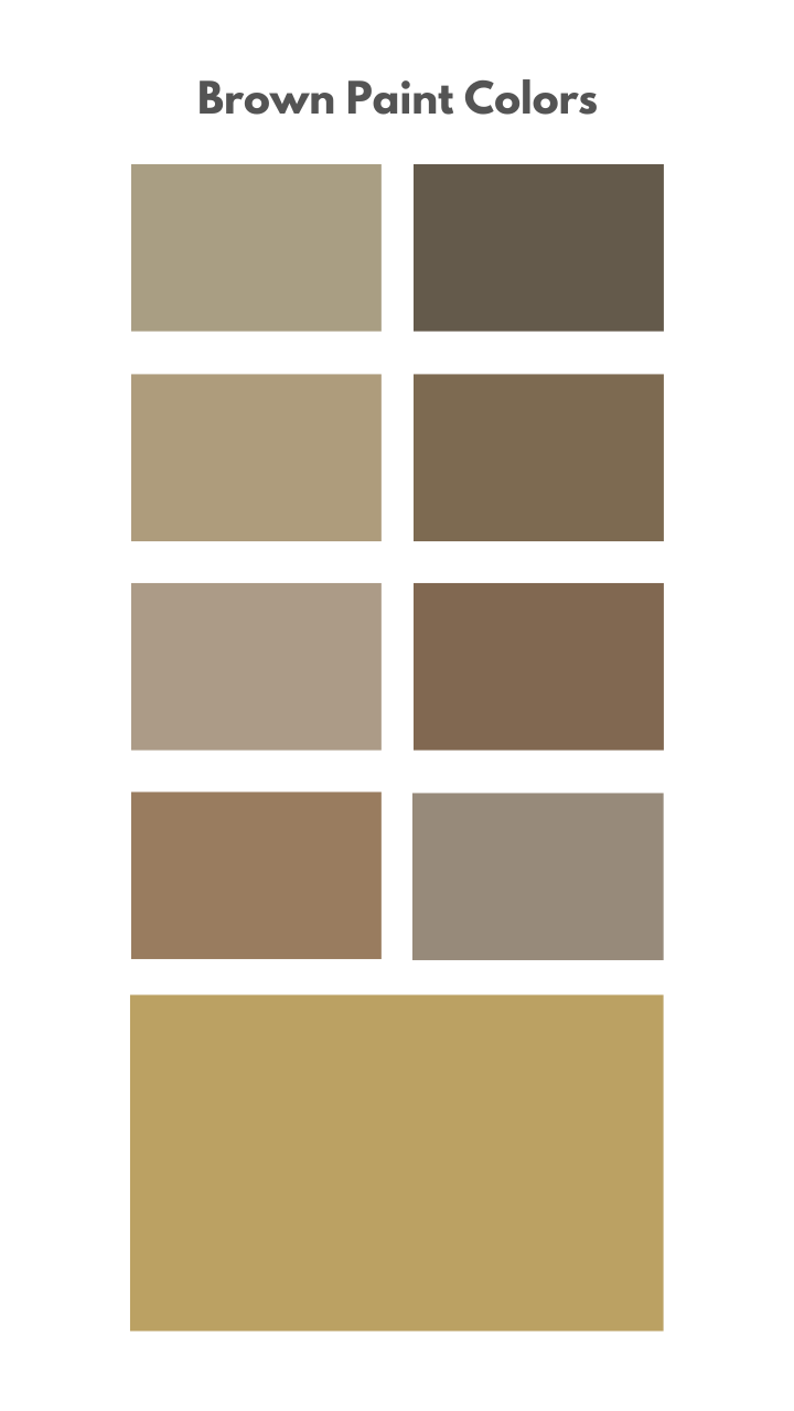 +30 Brown Paint Colors you Should Consider Before Paint White ...