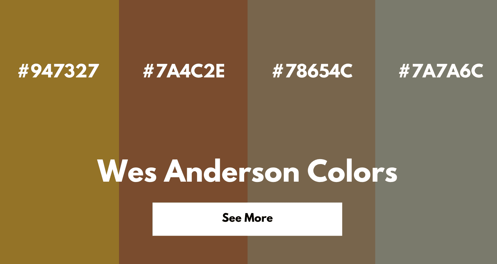 5 Wes Anderson Color Palettes with HEX Codes - Eggradients.com