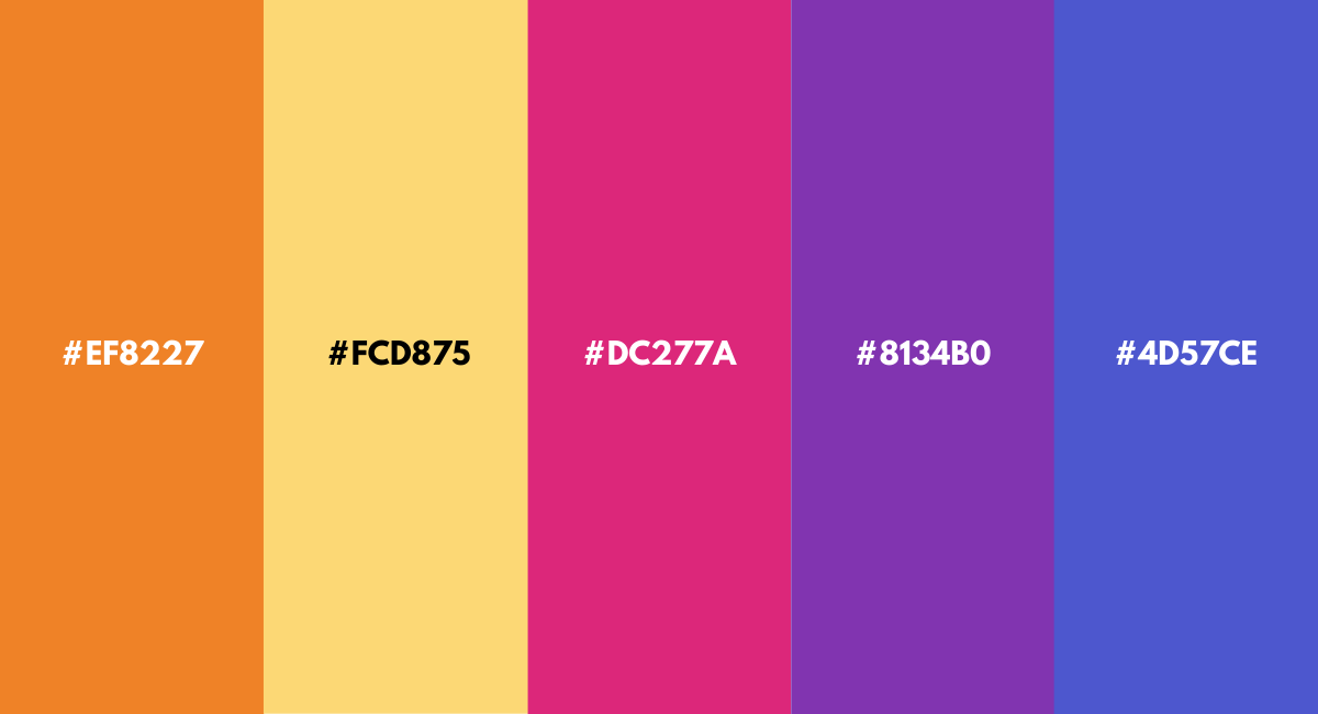 Instagram Colors Palette